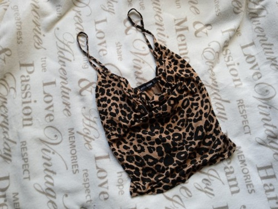 PRETTY LITTLE THING leopard print tank top