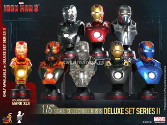 Sideshow Collectibles Iron Man 3 Busts 1/6 11 cm Deluxe Set Series 2 (8)