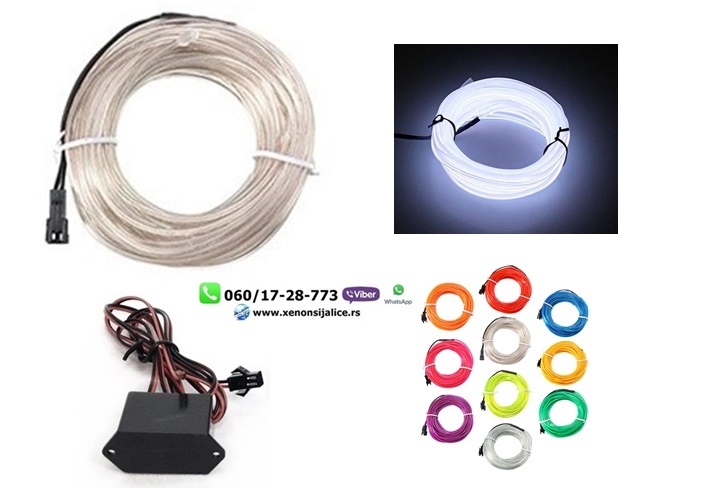 LED AMBIJENTALNA TRAKA 2M BELA