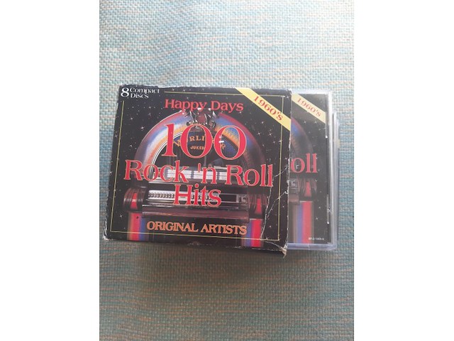 100 Rock n roll hits Box set 8 x CD