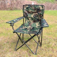 Kamuflažna kamp stolica sa držačem za čašu - akcija