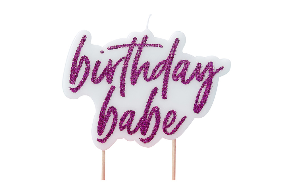 Svećica Birthday Babe – 11cm