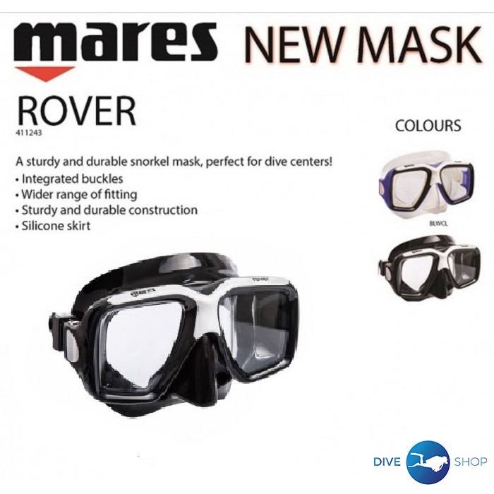 Mares Maska Rover crno belo