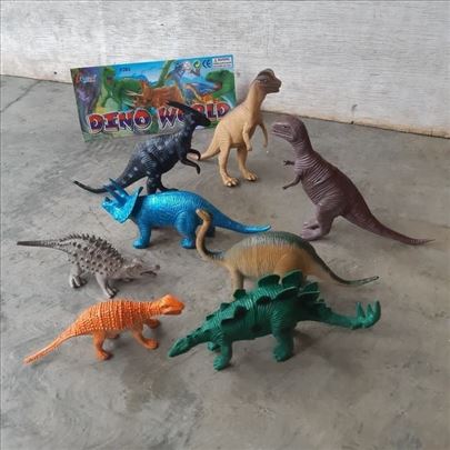 Dinosaurus figure set 8kom.