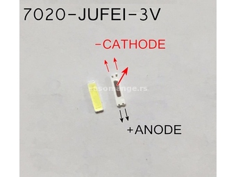 Led diode 7020 3v za reparaciju pozadinskog osvetlenja tv