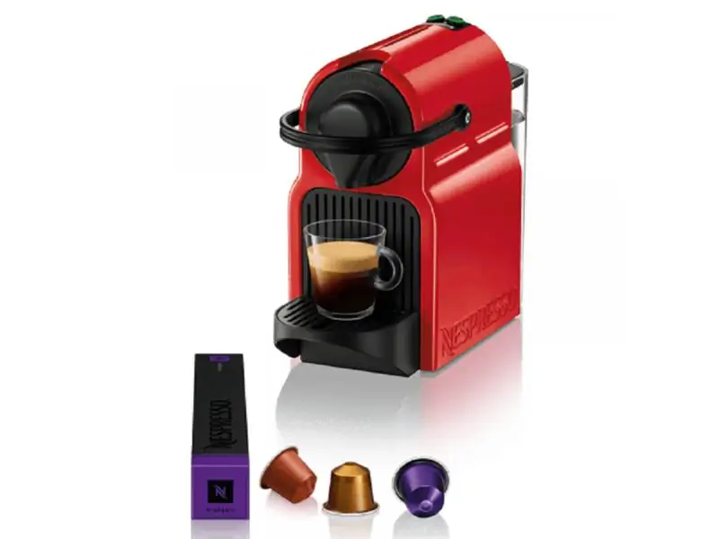 NESPRESSO APARAT ZA ESPRESSO KAFU INISSIA, CRVENI