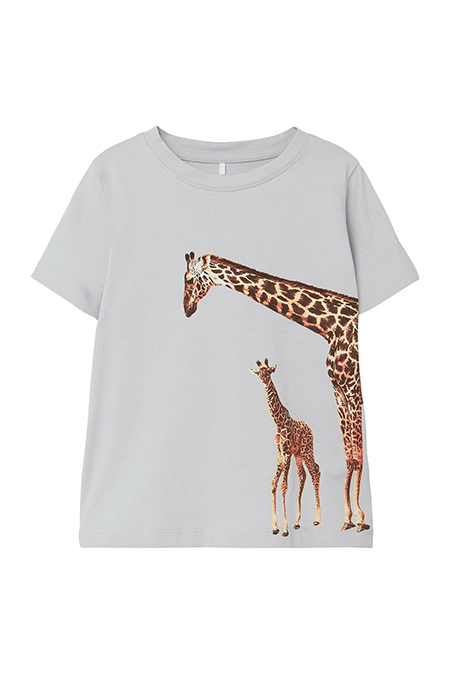 NAME IT - Majica sa printom mame i bebe žirafe