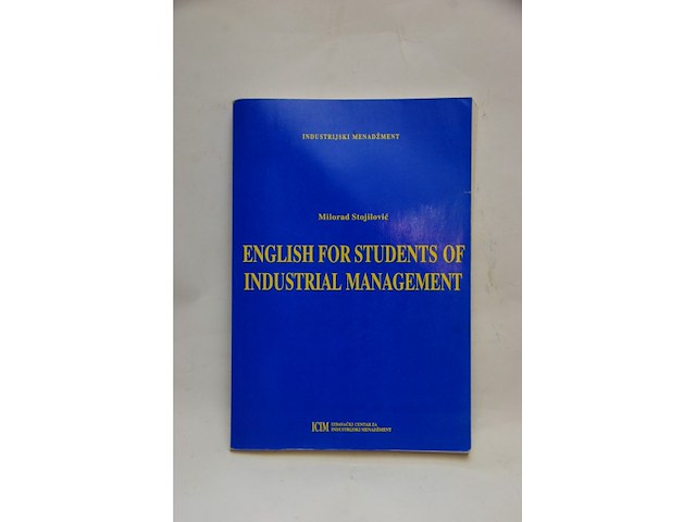 English for students of industrial management