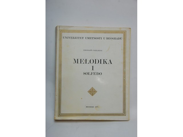 Melodika 1 solfeđo - Zorislava Vasiljević
