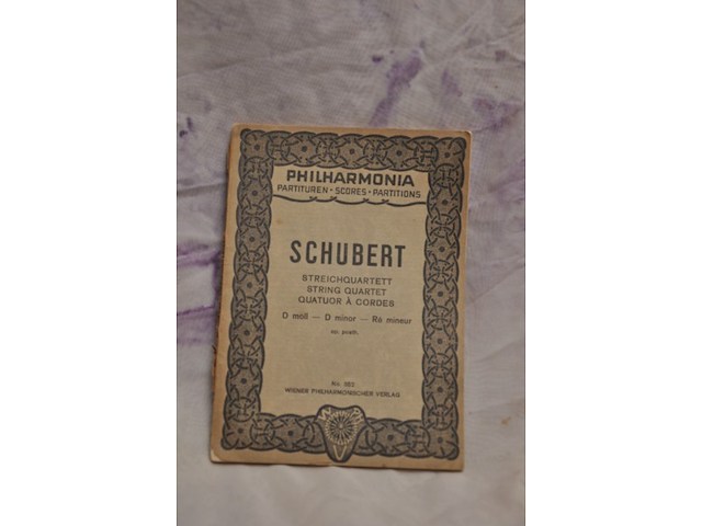 Schubert streichquartett D mol