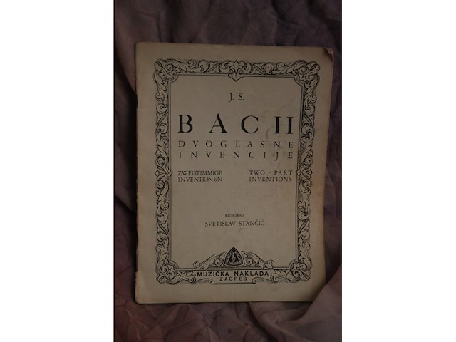 J.S.Bach - Dvoglasne i nvencije