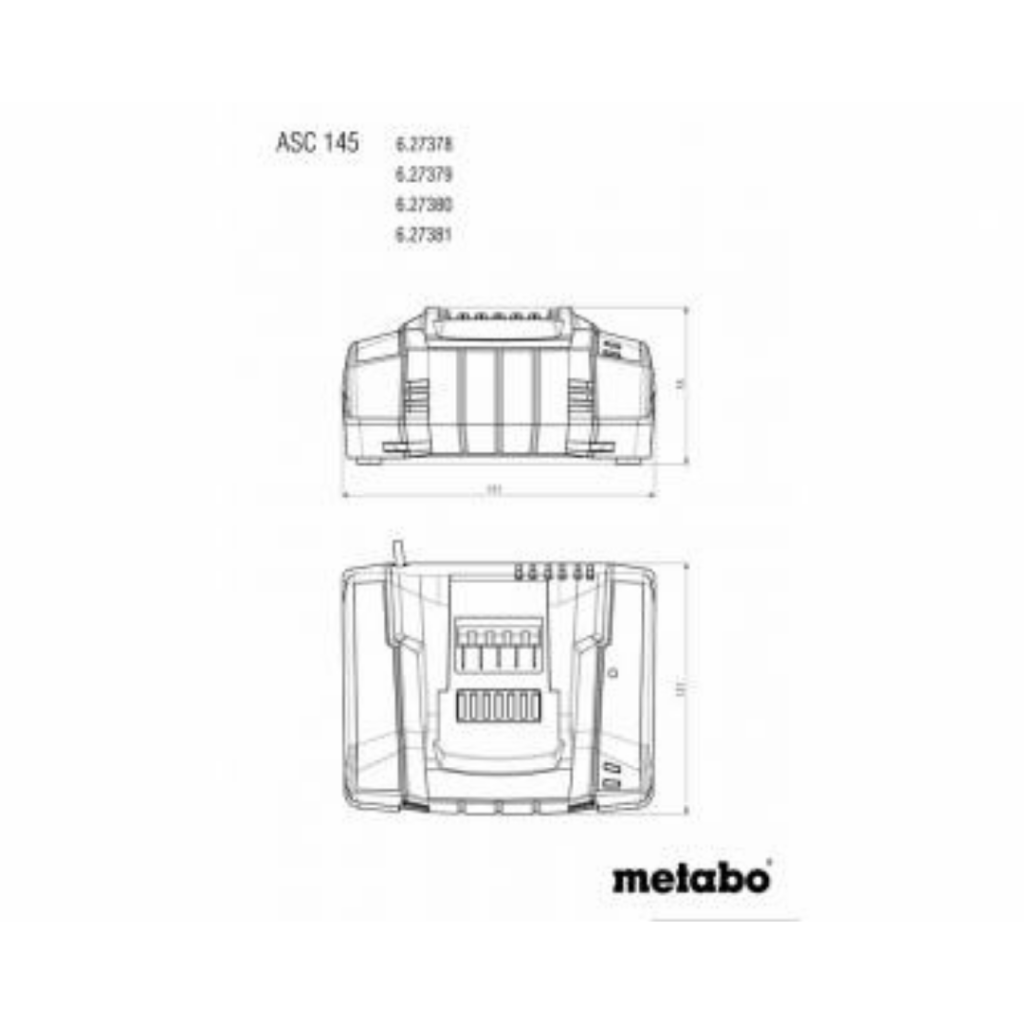 Metabo Brzi punjač ASC 145, 12V-36 V, 627378000