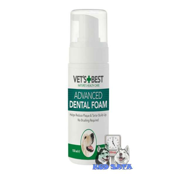 Vet's Best Advanced Enzimska Pena Za Skidanje Kamenca, Za Pse 150ml