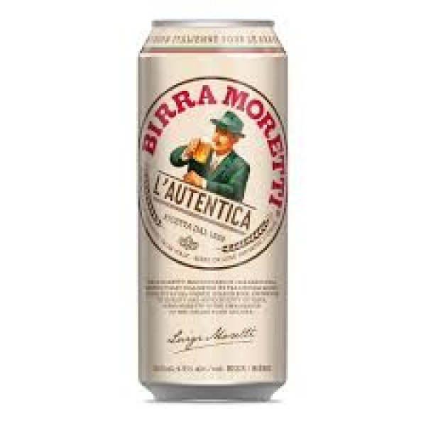 *Pivo Birra Moretti 500ml. Lim