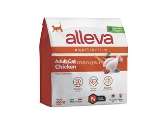 Alleva hrana za mačke EQUILIBRIUM Adult - piletina 400g