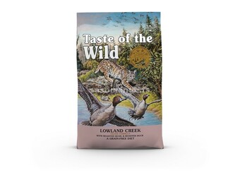 Taste of the Wild hrana za mačke Lowland Creek - prepelica i divlja patka 2kg