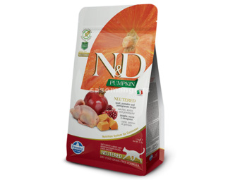 N&amp;D Pumpkin hrana za sterilisane mačke - Quail &amp; Pomegranate 1.5kg