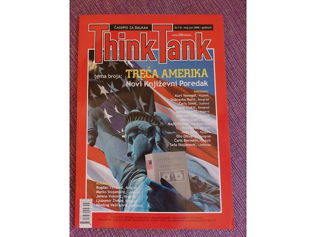 Think Tank 7-8/2006 casopis za Balkan