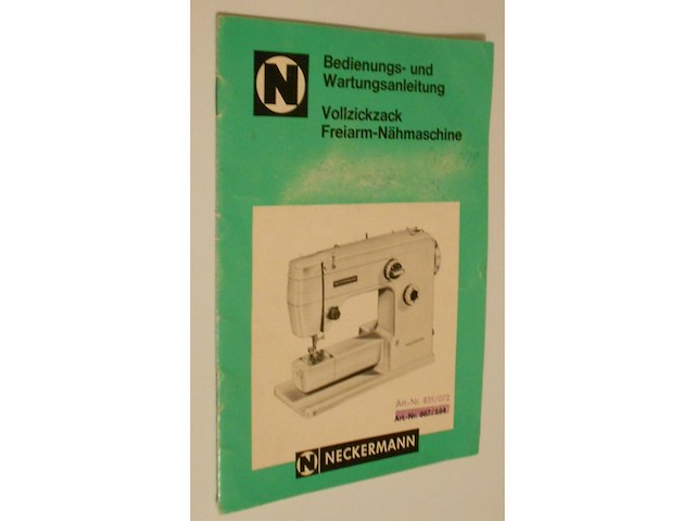 Neckermann šivaća mašina - Uputstvo