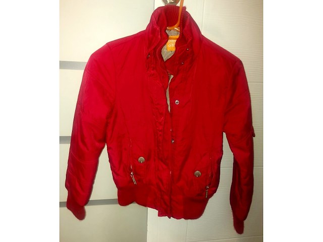 Tamno crvena jakna One by one 152