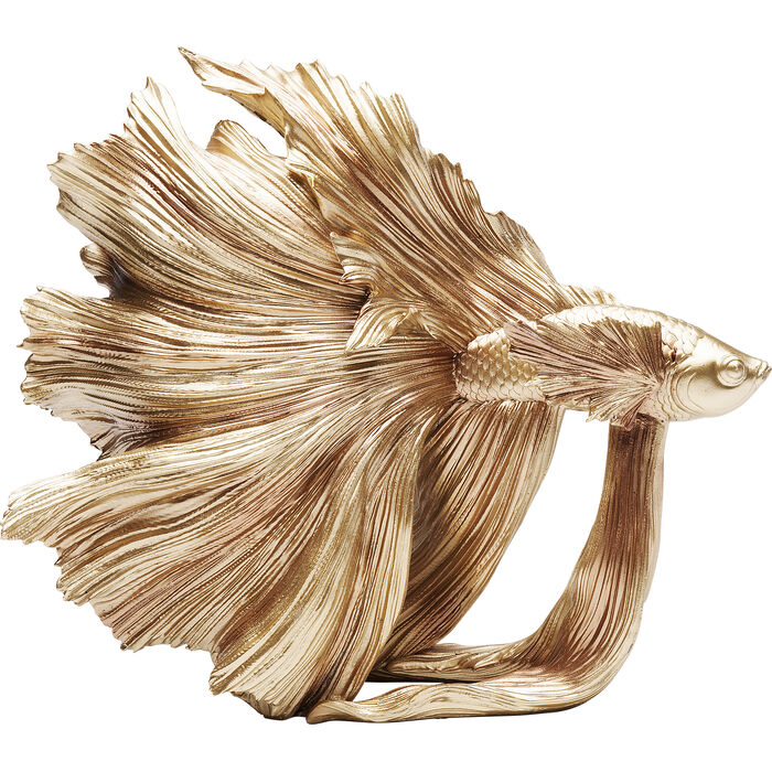 Deco Figurine Betta Fish Gold Small