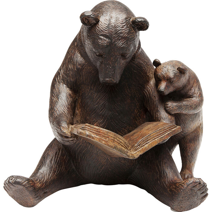 Deco Figurine Reading Bears