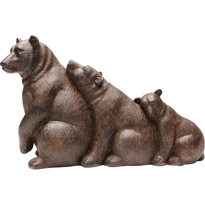 Deco Figurine Relaxed Bear Family