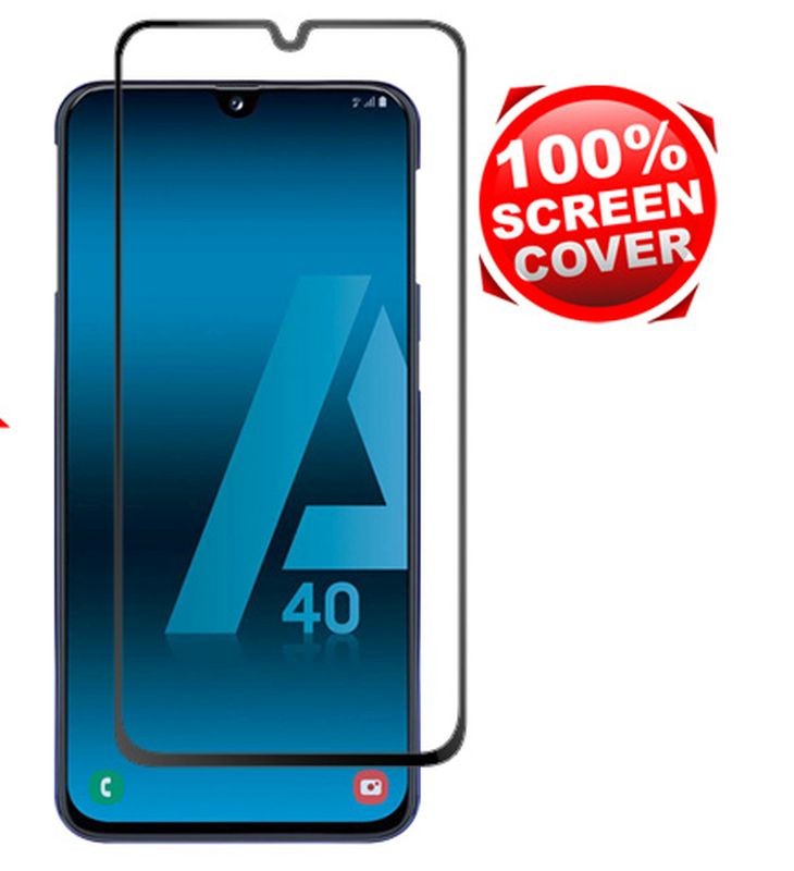 Zaštitno staklo 5D full glue za Samsung Galaxy A50 2019, A20, A30, A30S (6.4") zakrivljeno, crni rub