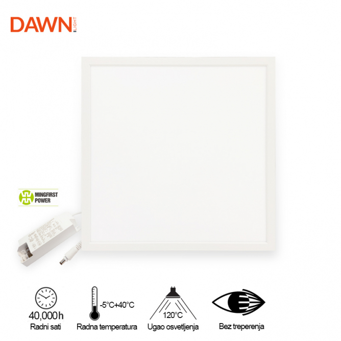 DAWN LED PANEL HN-PL6060 40W 6000K(4000lm)