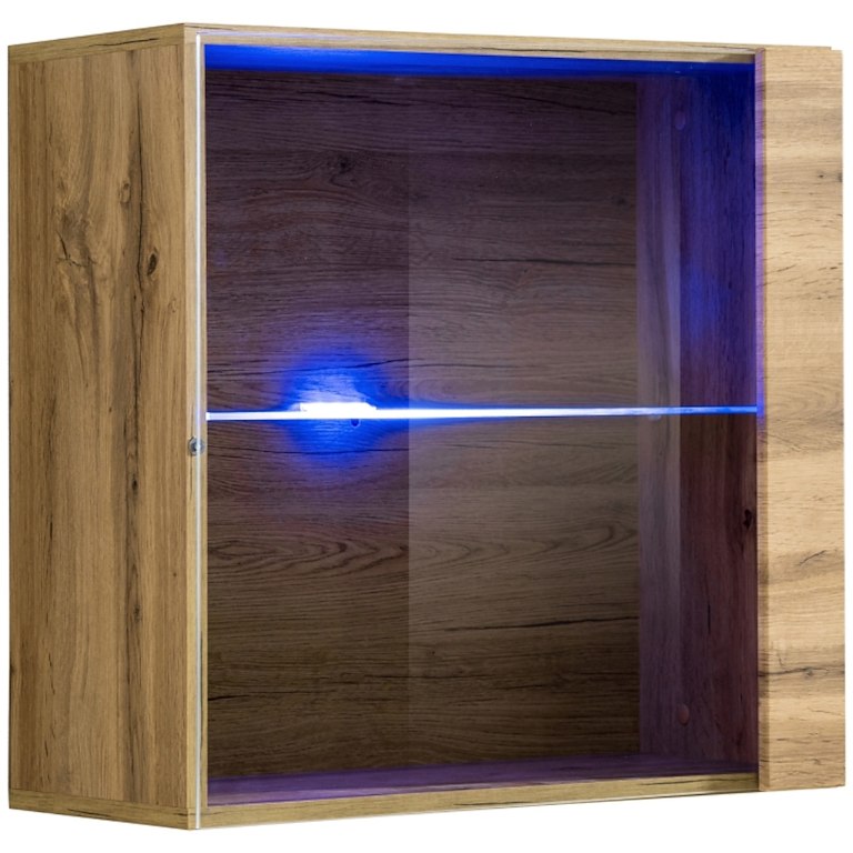 Switch viseci ormaric 1 vrata+ LED 60x30x60 cm natur