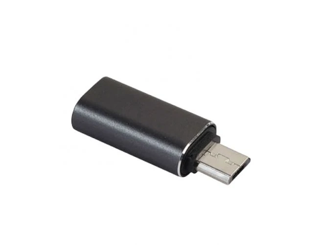 Xwave adapter micro USB (muški) na USB C (ženski) crni