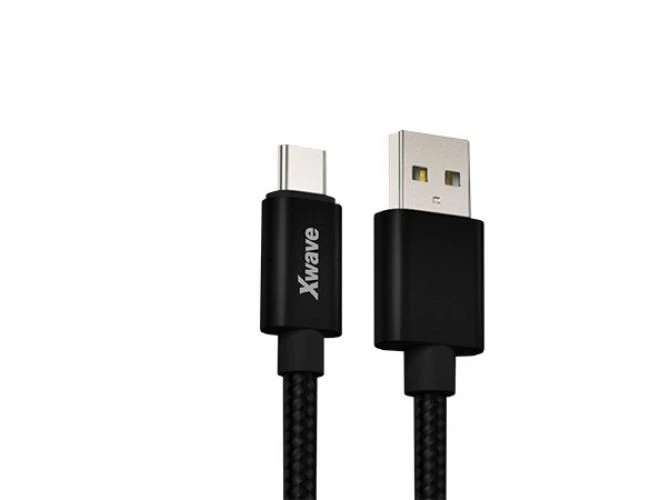 Xwave kabl za punjač USB A (muški) na micro USB (muški) 1.2m crni upleteni