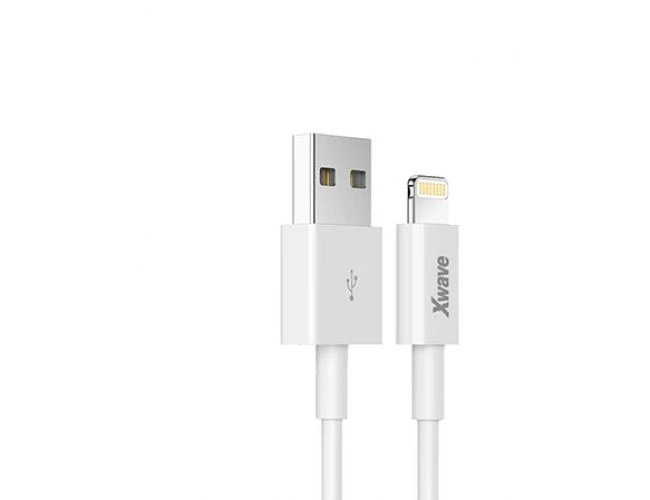 Xwave kabl za punjač USB A 2.0 (muški) na lightning (muški) 1.2m beli pvc