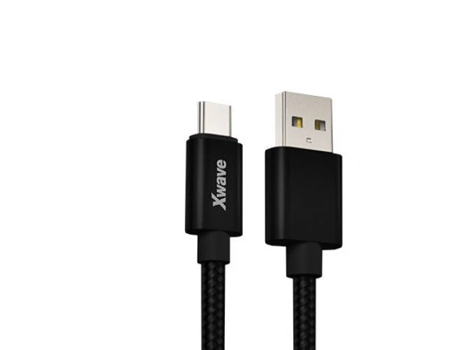 Xwave kabl za punjač USB A (muški) na micro USB (muški) 2m crni upleteni
