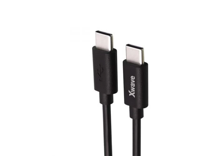 Xwave kabl za punjač USB C (muški) na USB C (muški) 1m crni