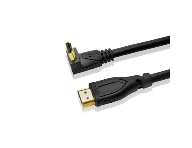 Xwave NT005 crni kabl HDMI (muški) na HDMI (muški) 90 stepeni 3m