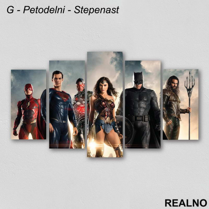 JUSTICE LEAGUE - SLIKA NA PLATNU - KANVAS