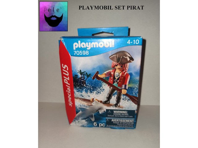 Playmobil Special Plus 70598 Pirat - NOVO