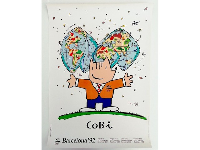 Poster COBI `BARSELONA 1992` Španija