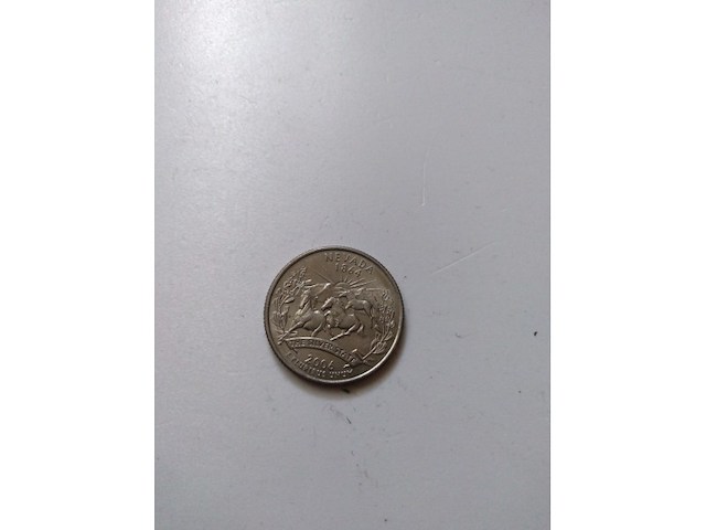 Quarter Dollar P, USA  2006.  Nevada