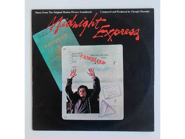 Giorgio Moroder ‎– Midnight Express (OST) VG+/VG+