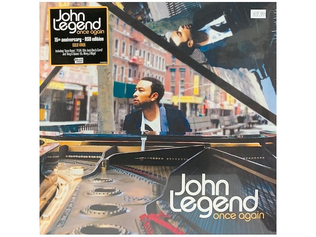 John Legend – Once Again(2LP,2021,gold vinyl,15th anniv
