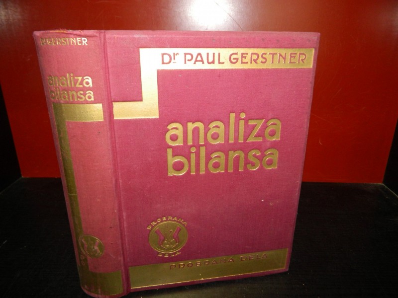 Analiza bilansa, Paul Gerstner