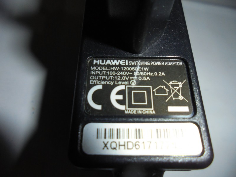 HUAWEI ADAPTER, MODEL: HW - 120050E1W