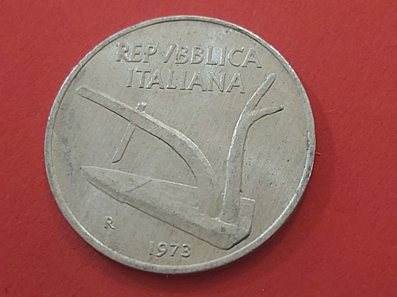 Italija - 10 lire 1973 god