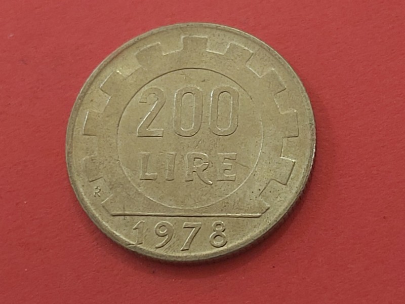 Italija - 200 lire 1978 god