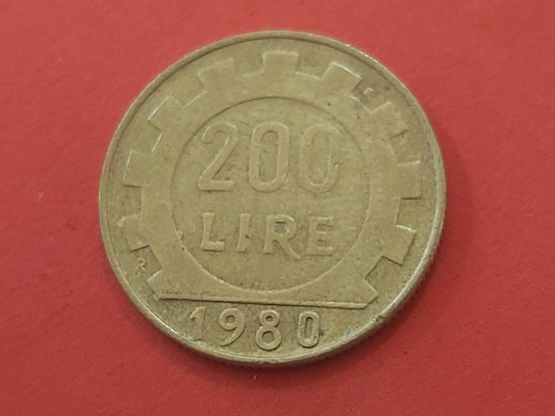 Italija - 200 lire 1980 god