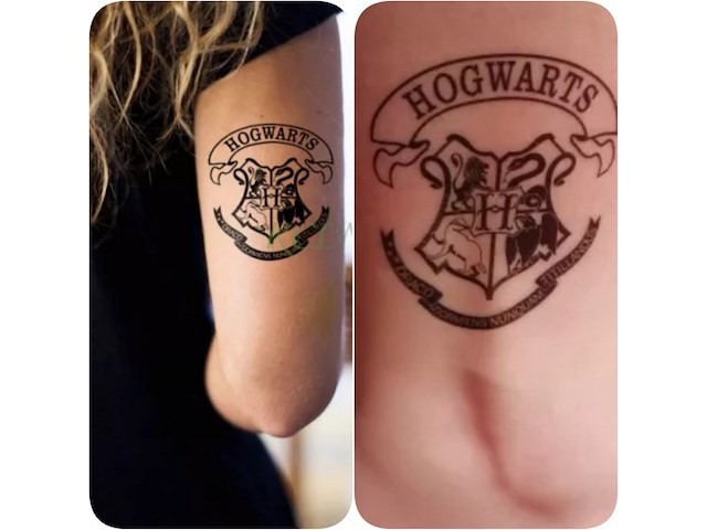Harry Potter Horgwarts tatoo stiker