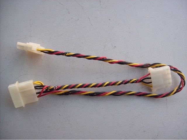 molex na 2 x molex - 21 cm