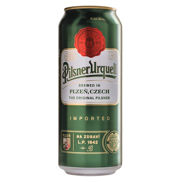 Pilsner Urquell pivo, limenka 0,5l, 1 kom.